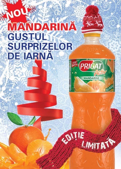 Noul Prigat Activ Mandarine, gustul sarbatorilor de iarna - Elle.ro