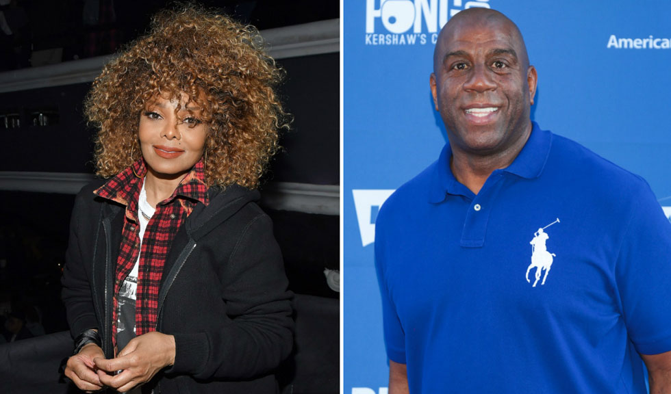 Imagini virale cu Magic Johnson sărutând-o pe Janet Jackson - Elle.ro