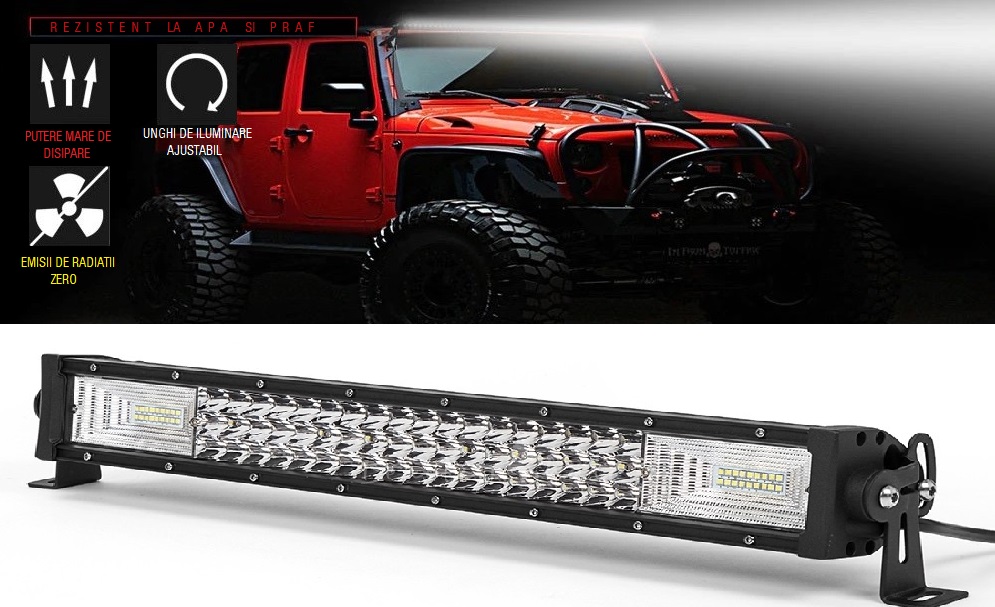 Led bar Auto: Accesoriul esențial în vizibilitate pentru pasionații de ...