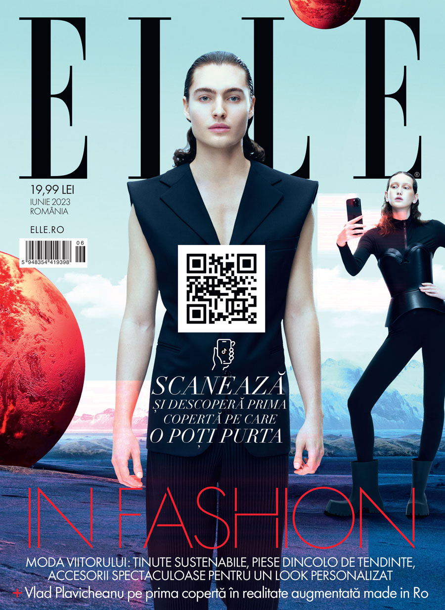 Revista ELLE lansează prima copertă pe care o poți purta din România ...
