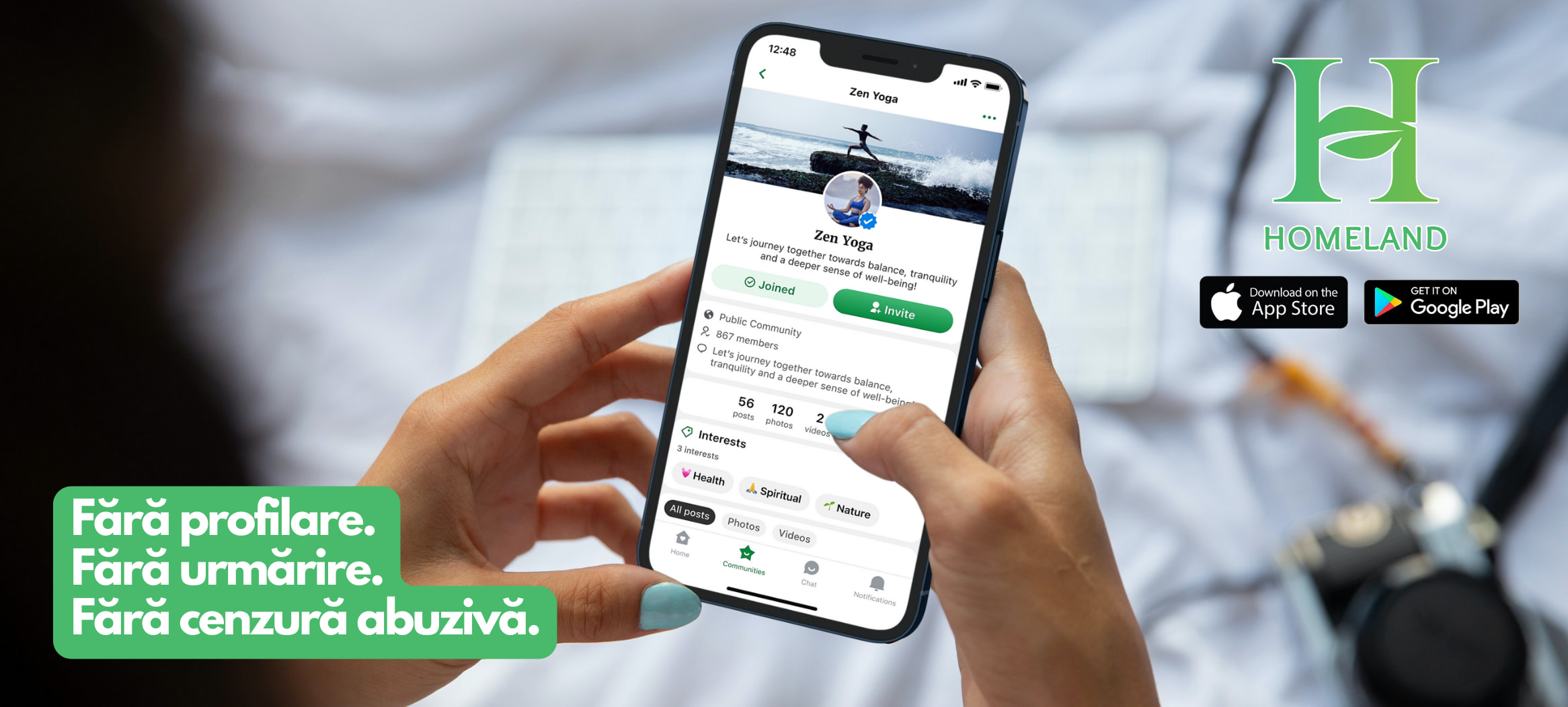 Homeland Social Network, disponibilă la nivel mondial