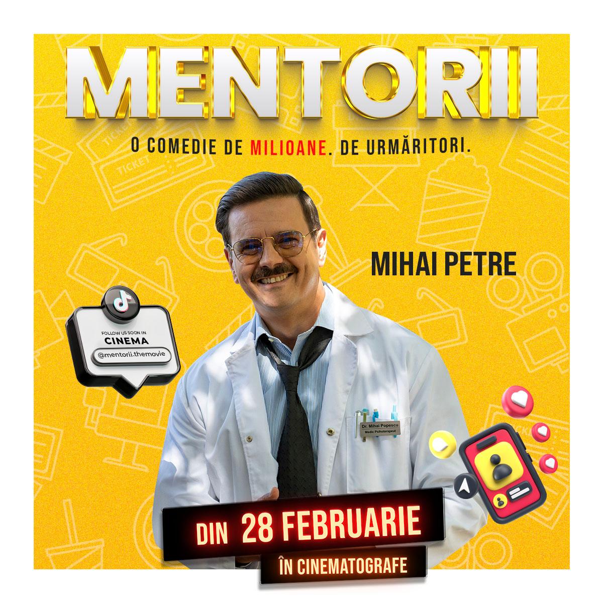 Mihai Petre și-a schimbat look-ul după 20 de ani, pentru rolul din ...
